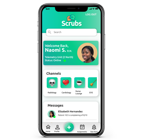 SCRUBS - App Landing Page